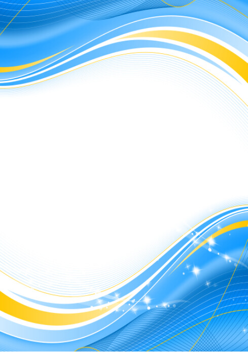 Copy of Blue technology arc border poster | PosterMyWall