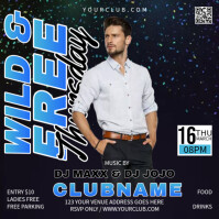 Blue Party Template | PosterMyWall