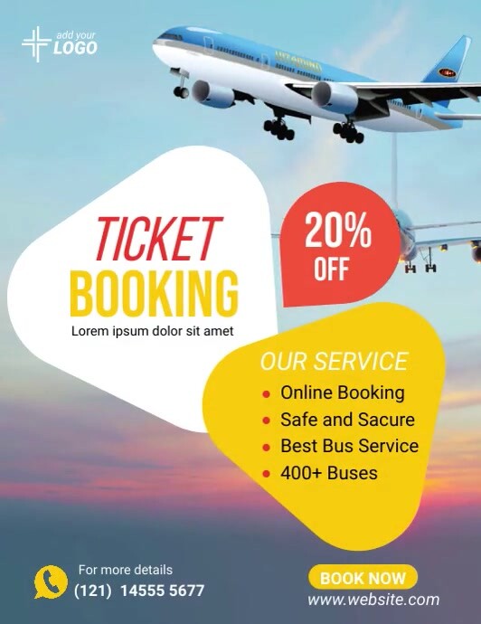 Blue Travel Offer Flyer (us Letter) Template | PosterMyWall