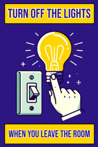turn off the lights poster Template | PosterMyWall