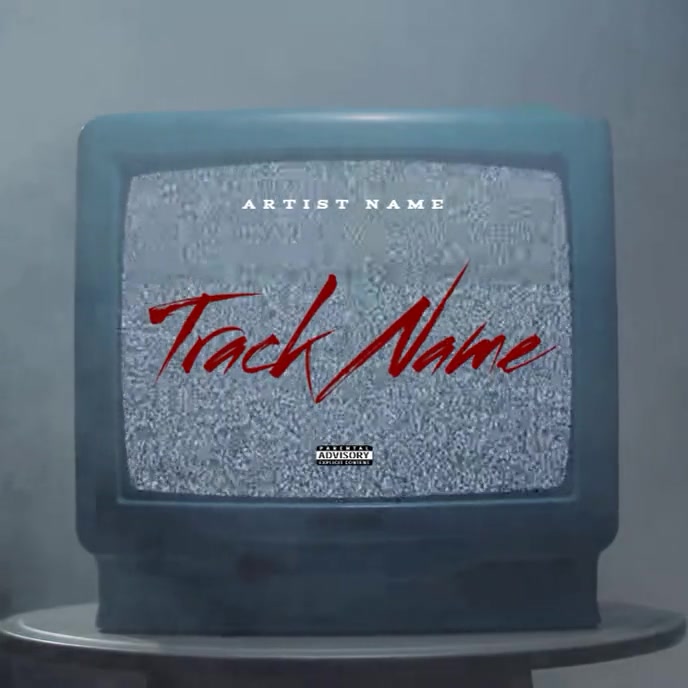 Blue Tv Mixtape Cover Album Cover Template | PosterMyWall