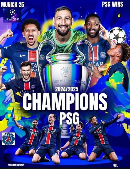 Copy of Blue Typographic Congratulations Psg Flyer (us Letter ...