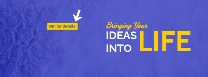 Blue Typographic Face Facebook Cover Photo Template | PosterMyWall