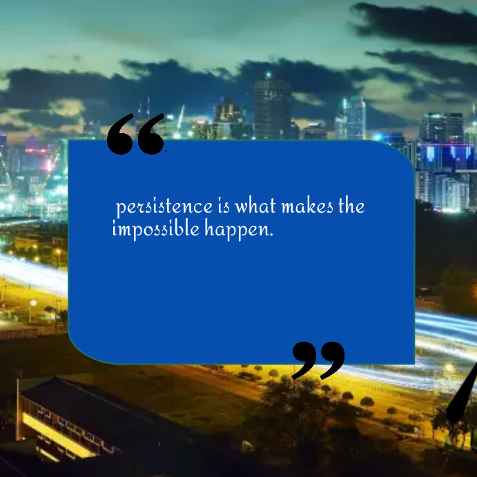 Copy of Blue Typography A Blue Inspirational Quotes | PosterMyWall