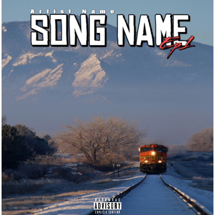 Blue Vintage Mixtape Cover Album Cover Template | PosterMyWall