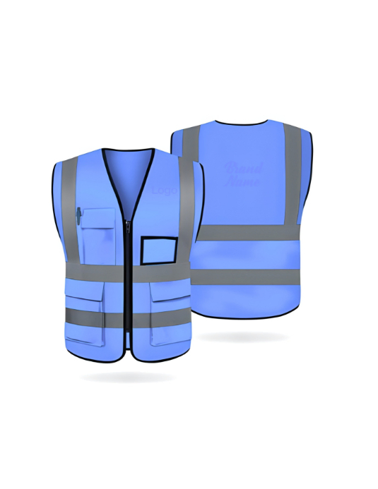 Blue Work Vest Template | PosterMyWall