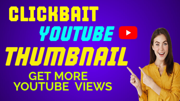 Blue Youtube Thumbnail Template | PosterMyWall