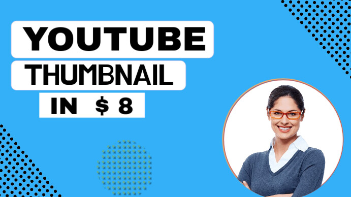 Blue Youtube Thumbnail Template | PosterMyWall