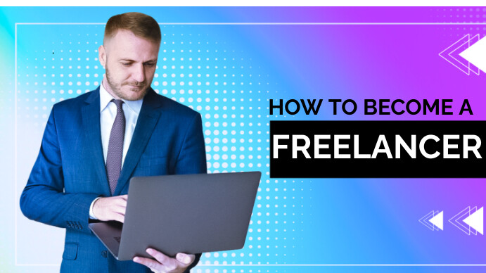 Blue Youtube Thumbnail Digital Display (16: Template | PosterMyWall