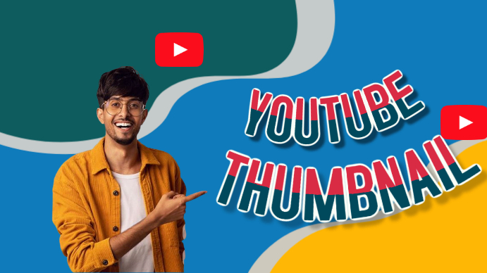 Blue YouTube Thumbnail YouTube Thumbnail Template | PosterMyWall