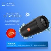 bluetooth speaker Template | PosterMyWall