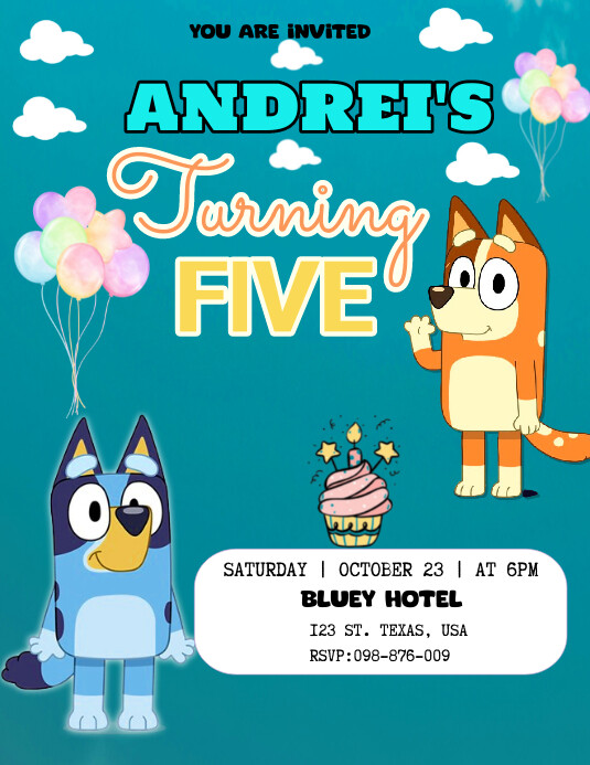 Children's Birthday Party Template | PosterMyWall