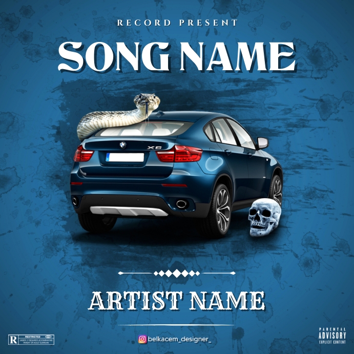 Copy of bmw album cover art | PosterMyWall