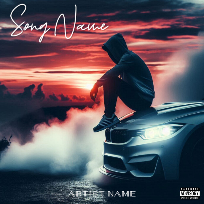 Bmw Cd Song Mixtape Album Cover Album Cover Template | PosterMyWall