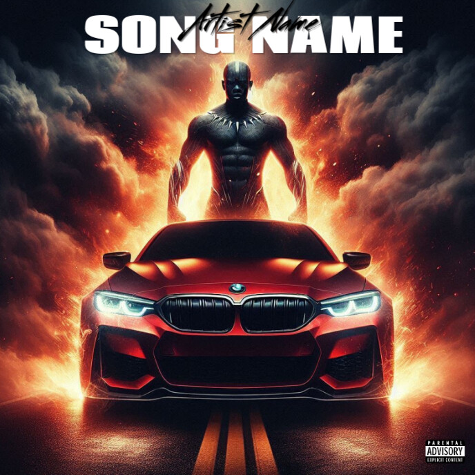 Modèle Bmw Song Mixtape Album Cover Art Album Cover | PosterMyWall