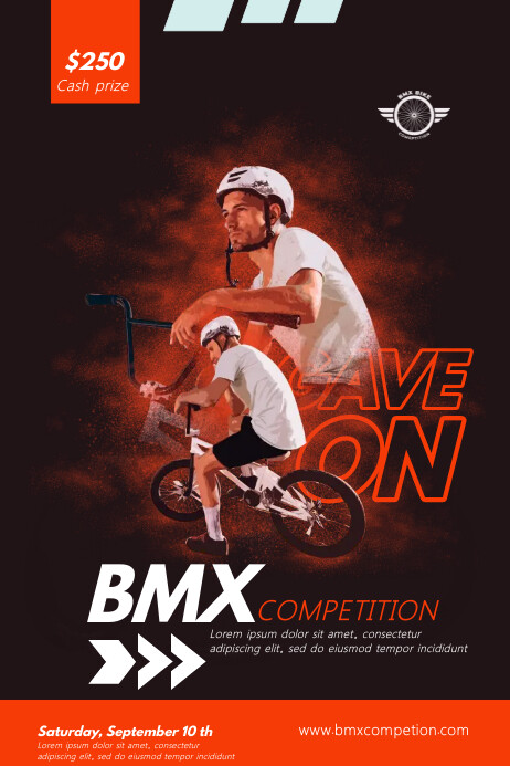 Bmx poster template | PosterMyWall