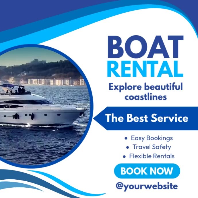 Boat Rental Ads Template | PosterMyWall