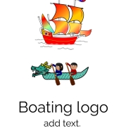 Boating logo design template. | PosterMyWall