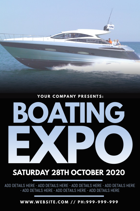 Boating Expo Poster Template | PosterMyWall