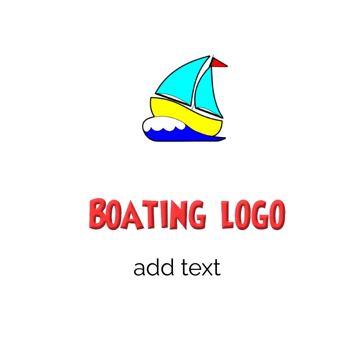 Boating logo design template. | PosterMyWall