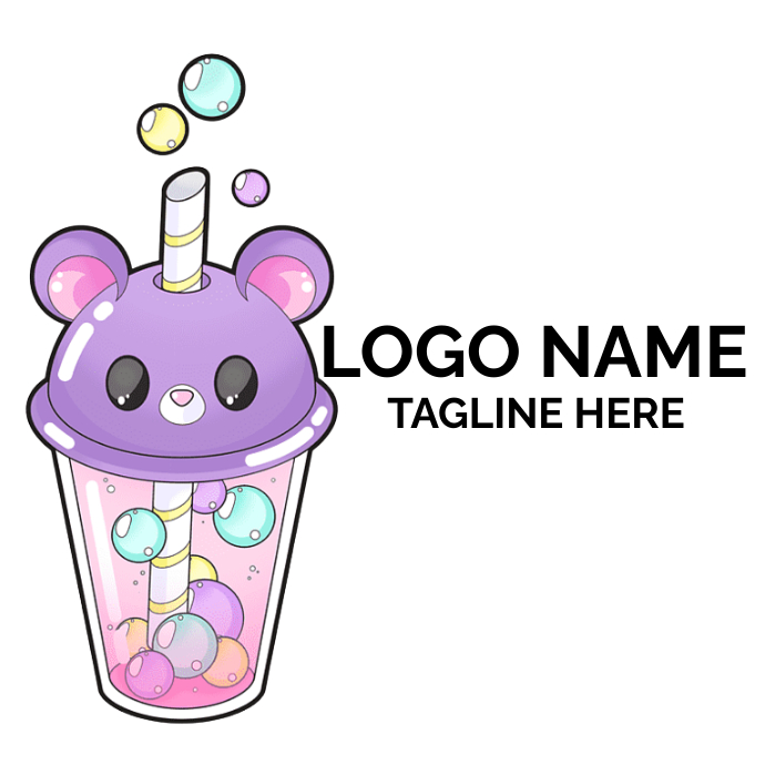 BOBA JUICE LOGO Template | PosterMyWall