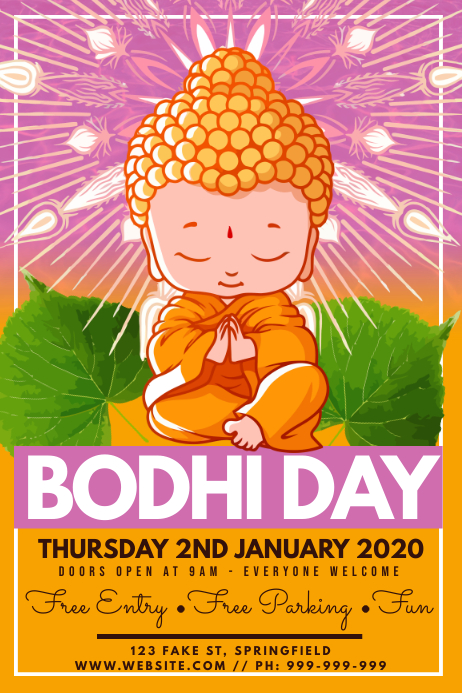 Bodhi Day Poster Template | PosterMyWall