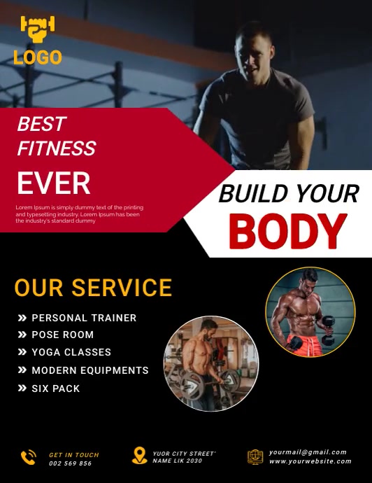 body building Template | PosterMyWall