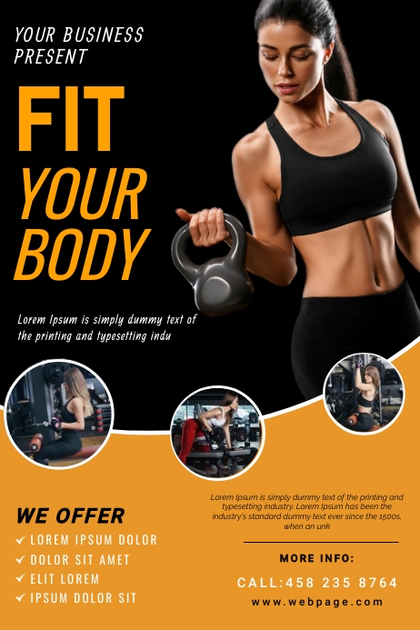 body building Template | PosterMyWall