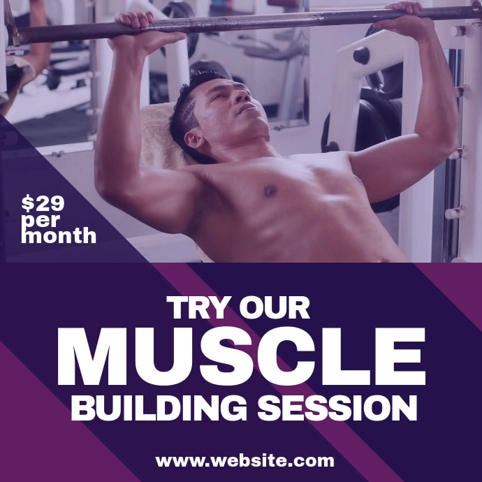 Body building Template | PosterMyWall