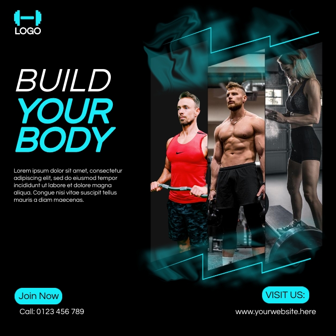 Body Building Template | PosterMyWall