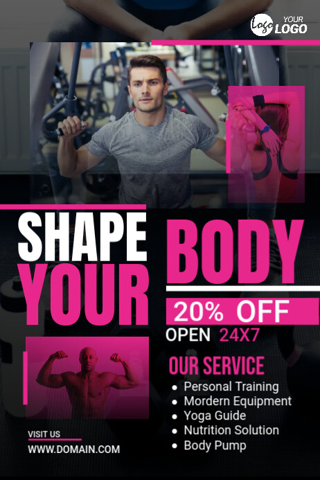 Copy of Body Fitness Poster | PosterMyWall