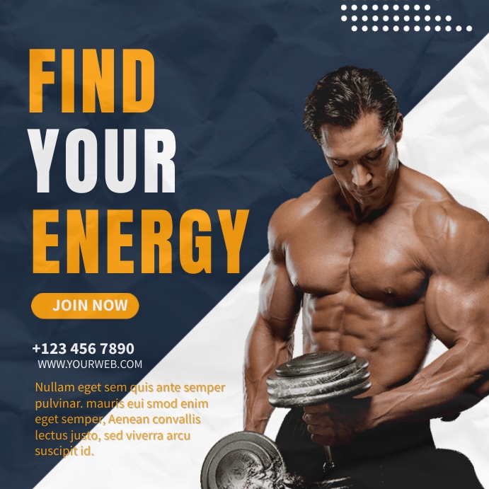 Copy of Body Fitness Template | PosterMyWall