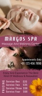 spa body massage rack cards Template | PosterMyWall