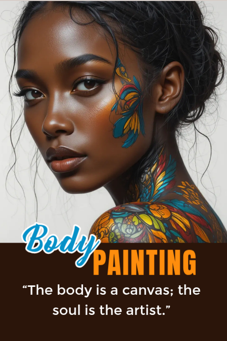 Plantilla de Body Painting Poster | PosterMyWall
