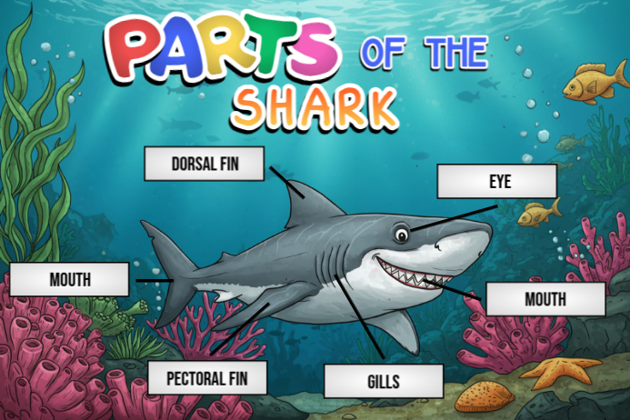 Plantilla de Body Parts Of Sea Animal | PosterMyWall