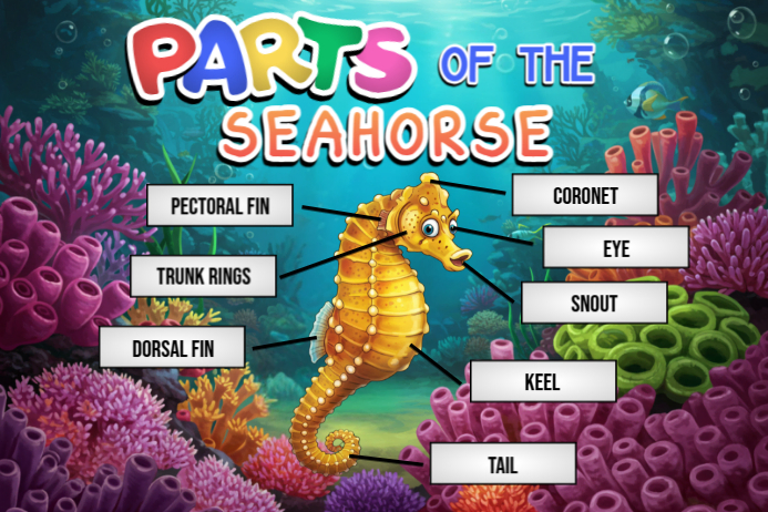 Body Parts Of Sea Animal Template | PosterMyWall