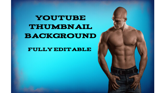 Plantilla de Bodybuilding youtube thumbnail | PosterMyWall