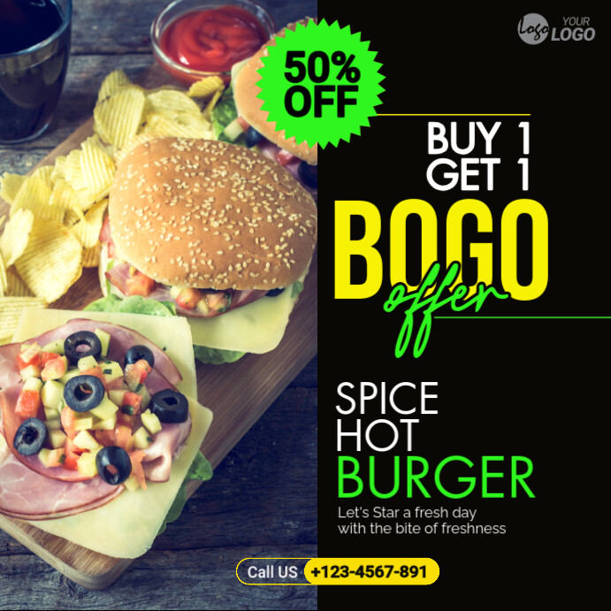 Bogo Offer Template | PosterMyWall