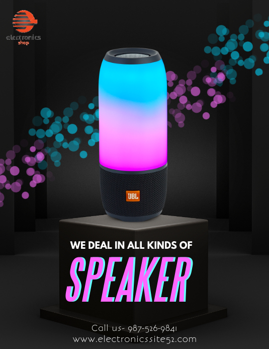 Copy of Bokeh background electronics sale flyer | PosterMyWall