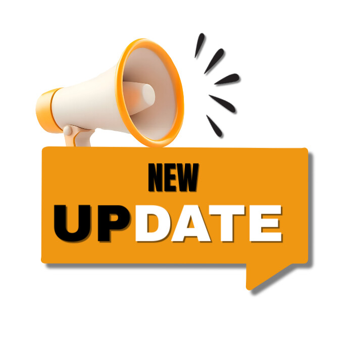 Copy of Bold Megaphone Update Announcement | PosterMyWall