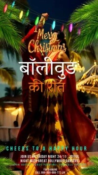 Bollywood Night poster templates | PosterMyWall