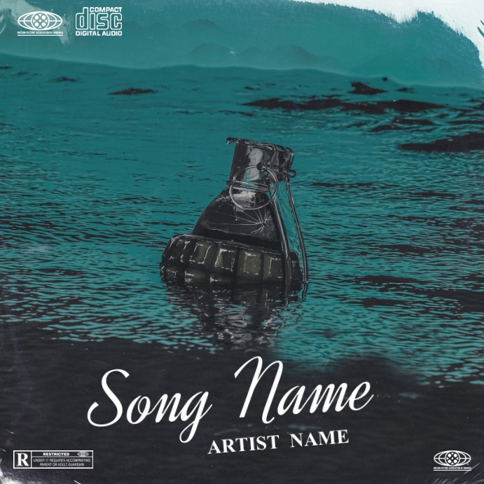 bomb mixtape cover Template | PosterMyWall