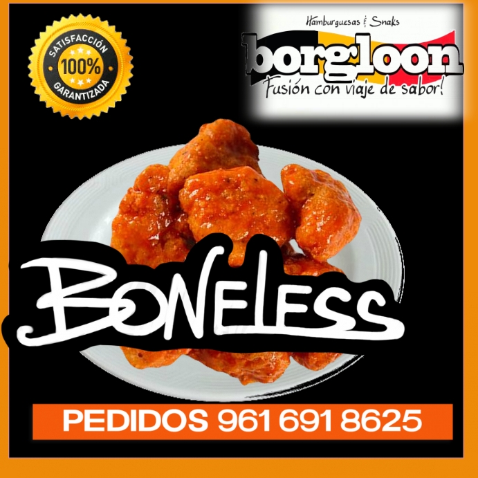 boneless Template | PosterMyWall