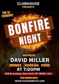 bonfire night Template | PosterMyWall