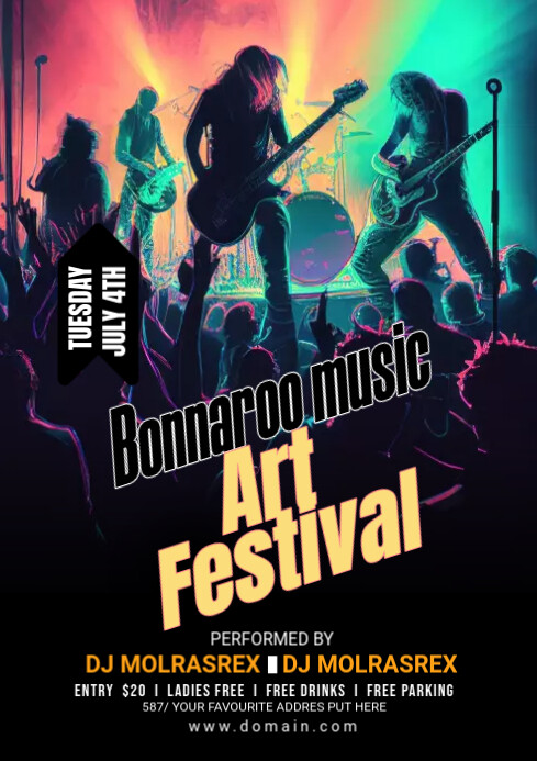 Copy of Bonnaroo music and arts festival | PosterMyWall