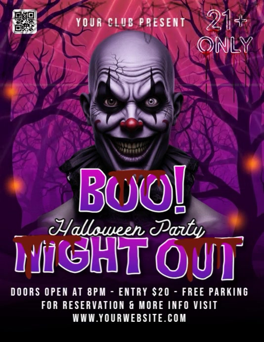 Plantilla de Boo Night Out Party | PosterMyWall