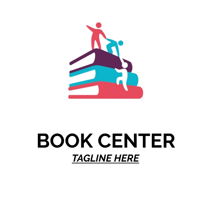BOOK CENTER LOGO Template | PosterMyWall