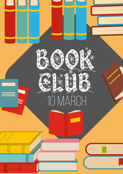 Book club A4 template | PosterMyWall