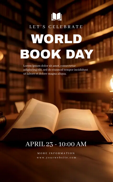 book club ad poster template Modelo | PosterMyWall