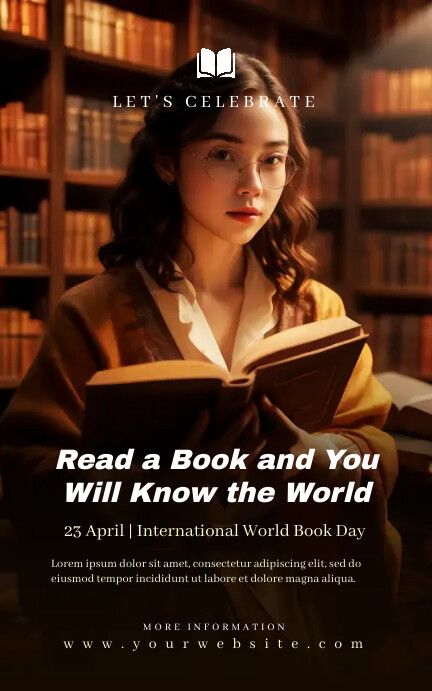 book club ad poster template | PosterMyWall